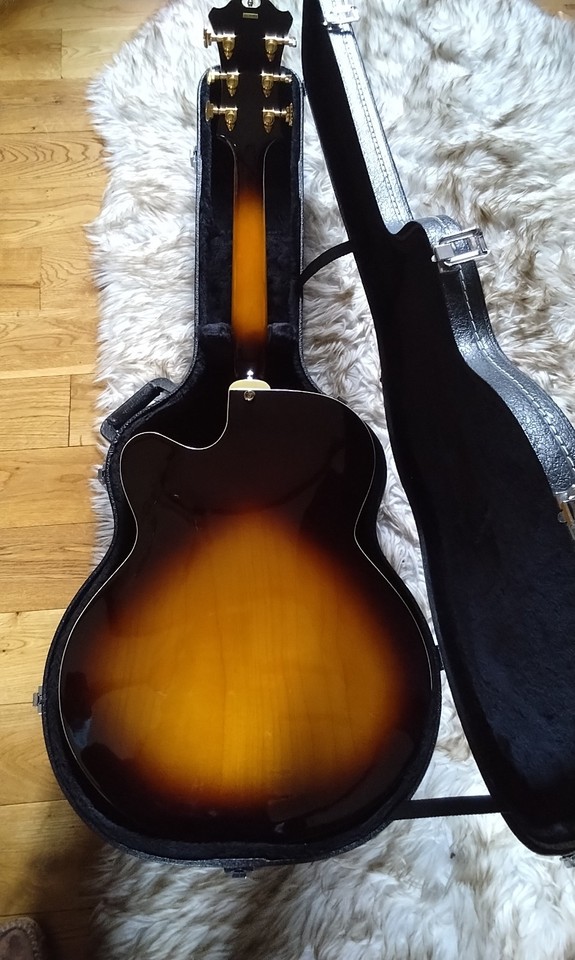 VINTAGE VSA 750 ATS "BROOKLYN" jazz guitar. | eBay UK