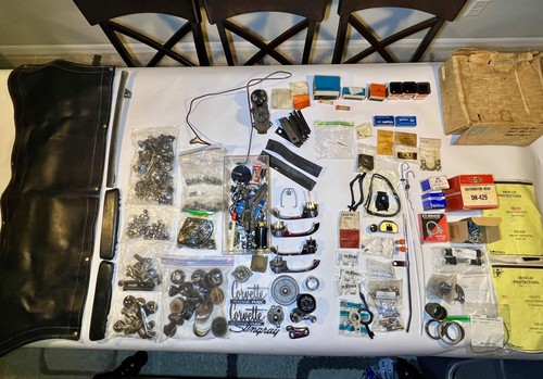 Large Lot Mostly C2 Corvette Parts Few Original GM, Few New, Few Used ...