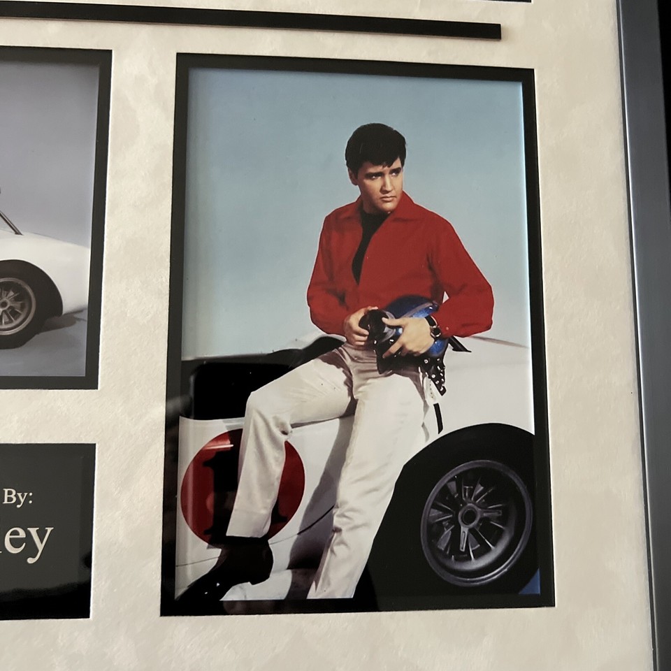 Elvis Presley SIGNED Large Photo Spinout Autograph Frame d PSA/DNA ...