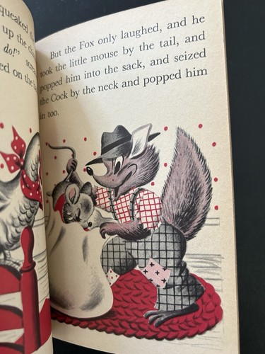 Vintage 1960 Rand McNally Elf Book The Cock The Mouse and The Little ...