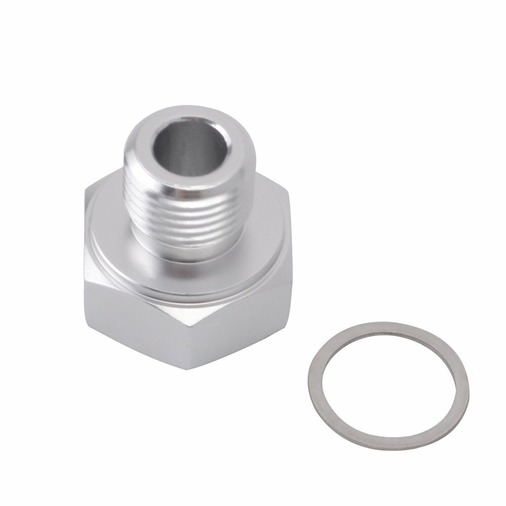 2Pc Oil Pressure Adapter Fitting LS Swap Gauge Sensor Adapter M16x1.5 ...