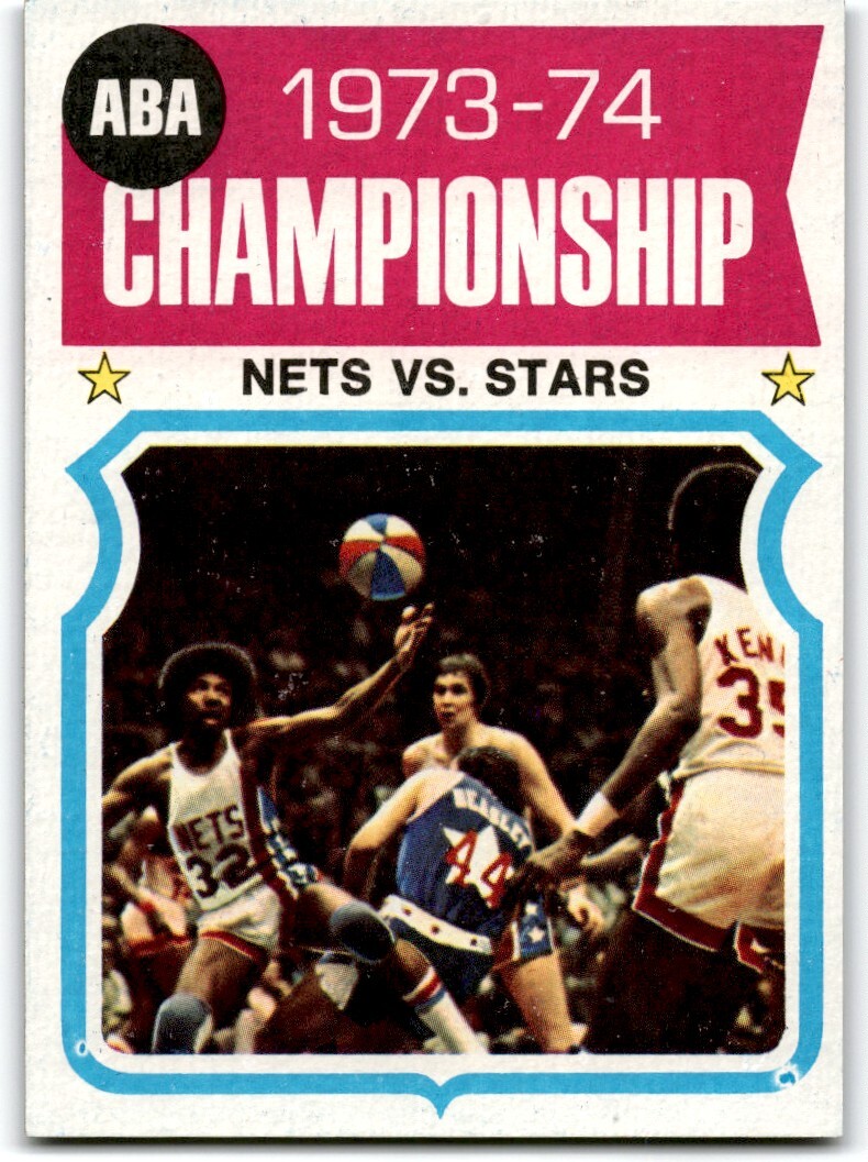 1974-75 Topps ABA CHampionship New York Nets/Utah Stars #249 | eBay