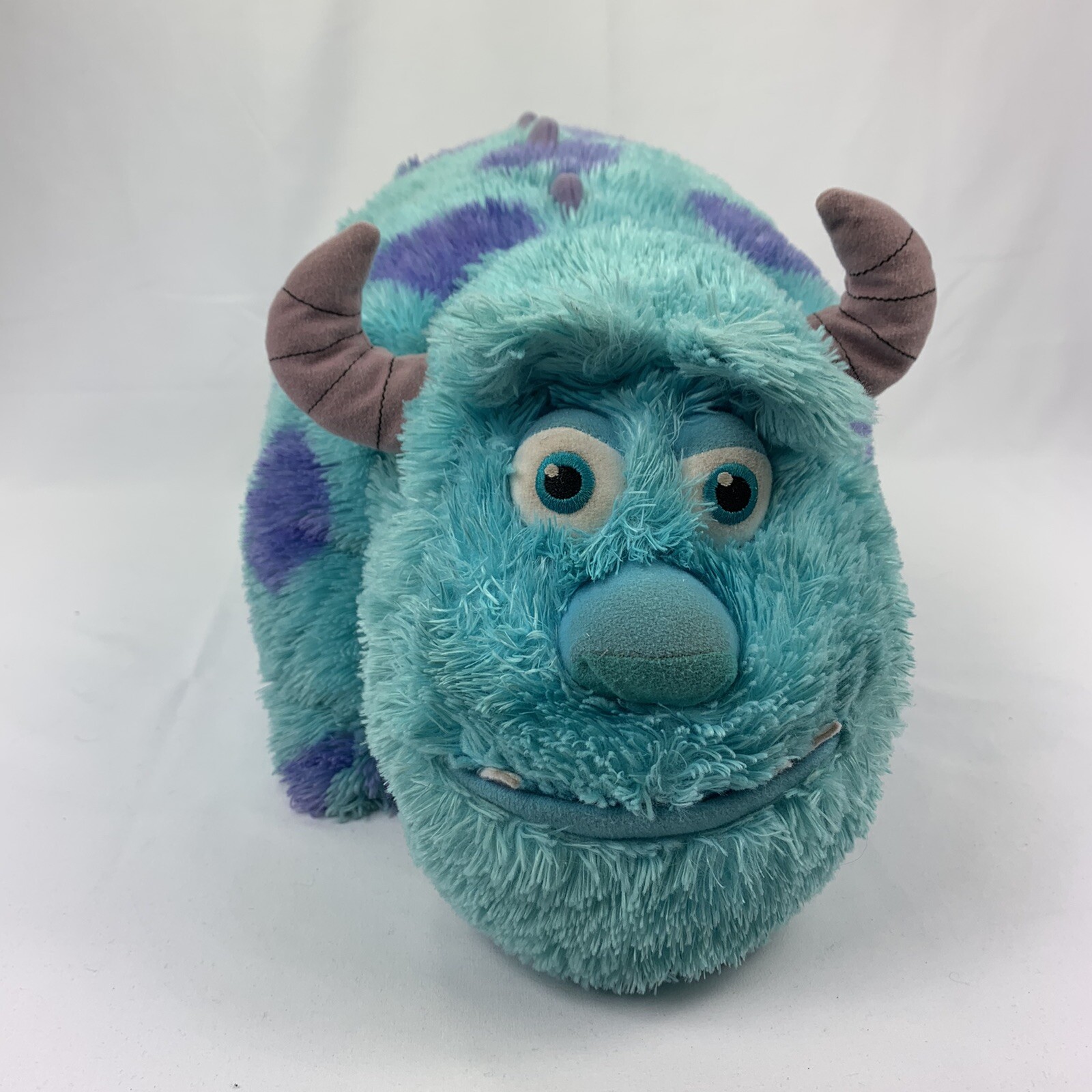 Disney Parks Sully Pillow Pal Monsters Inc. Stuffed Foldable Animal Toy ...