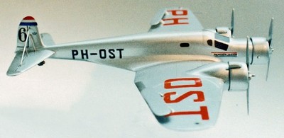 S-4 Postjager Pander Netherlands Airplane Wood Model Replica Large ...