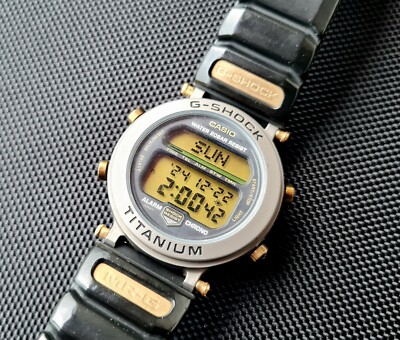 Casio G-Shock MRG-1 Men's Vintage Titanium Digital Watch with Gold ...