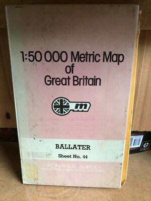 Ballater: Ordnance Survey Metric Map 1:50000 #44 | eBay UK