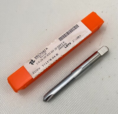 ☀️Brubaker 1/4-28 NF H3 STI Screw Thread Insert, Spiral Point Plug Tap ...