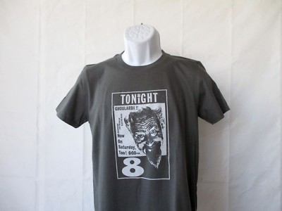 Ghoulardi in Cleveland Saturdays at 6:00 TV Dk Gray T Shirt - Men's S ...