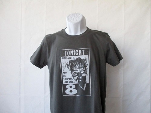 Ghoulardi in Cleveland Saturdays at 6:00 TV Dk Gray T Shirt - Men's S ...