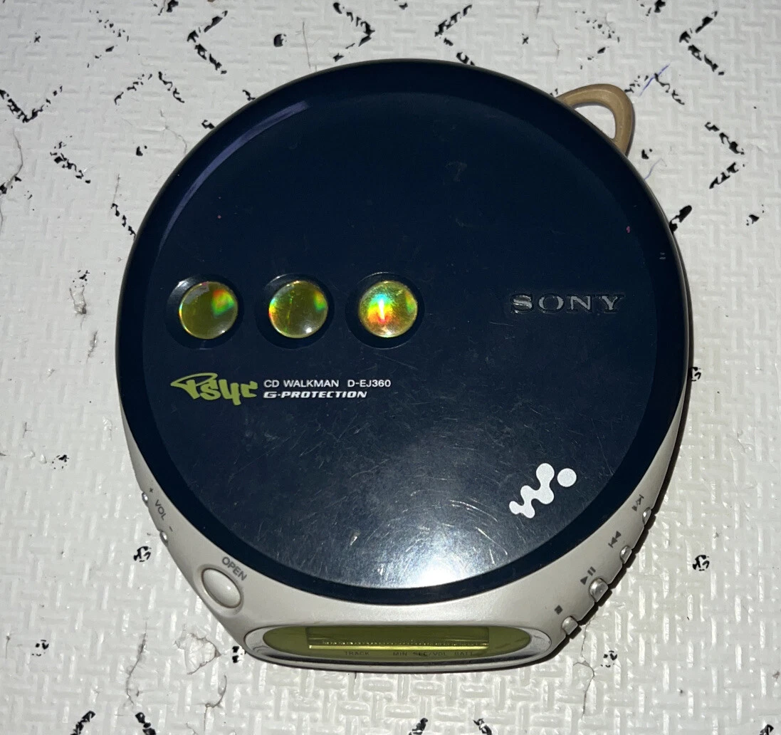 Sony Walkman Cd Player Blue