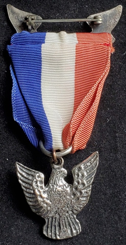 Vintage Sterling BSA Boy Scout Eagle Scout Medal Stange Co. Type II 1970-1974 | eBay