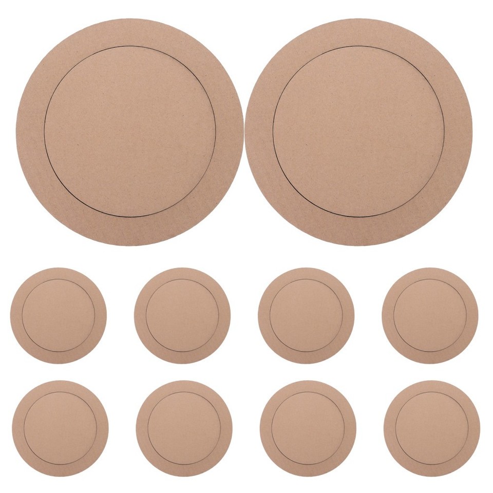 11pcs Paper Wreath Rings For Holiday Crafts, 20cm/7.9in Round ...