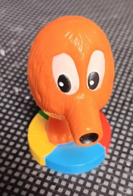 RARE Q*bert figure Kenner Gottlieb vintage 1983 QBERT on disc Mini ...
