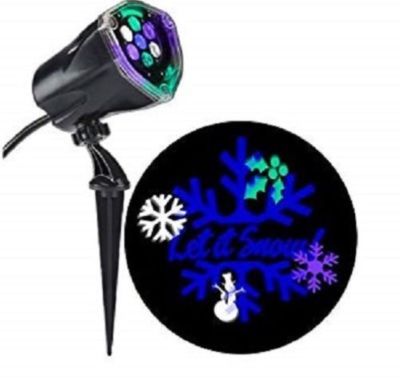 Projection Plus Whirl-a-motion + Static Let It Snow Multicolor | eBay