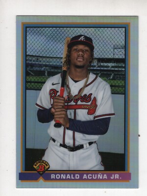 Ronald Acuna Jr 2021 Bowman Chrome 1991 Retro Throwback Refractor | eBay