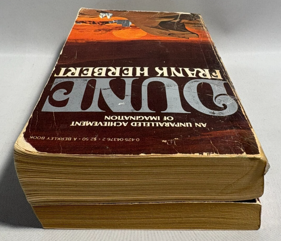 "Dune" and "Dune Messiah" by Frank Herbert, Berkley Paperback Books | eBay