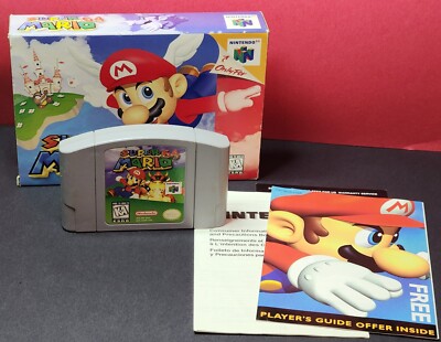 Super Mario 64 W/Box VERY NICE! for N64 Nintendo 64 | eBay