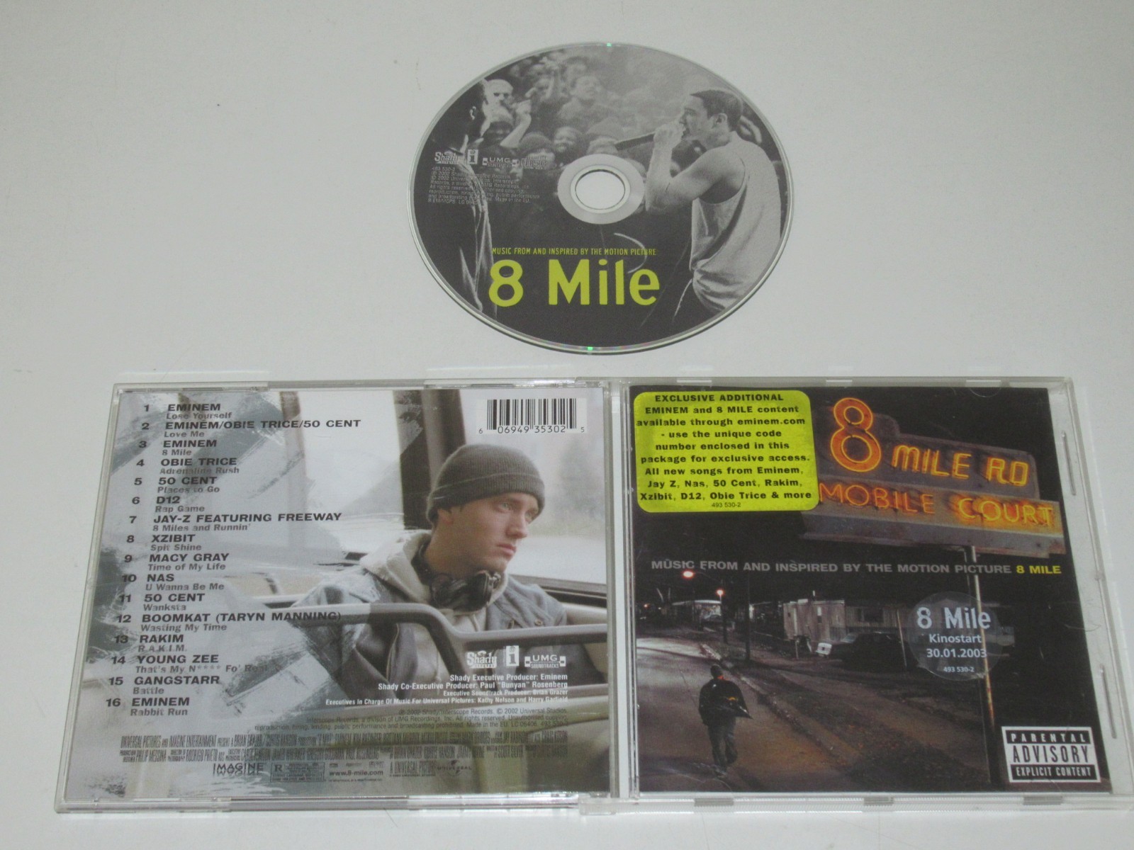8 Mile/Soundtrack/Various (Shady / Interscope 493 530-2) CD Album | eBay
