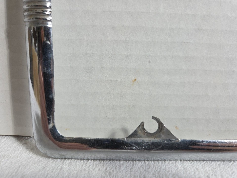 VTG 1950’s Watson Motor Co Clovis New Mexico License Plate Frame BROKEN ...