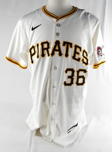 2024 Pittsburgh Pirates Dauri Moreta #36 Game Issued White Jersey 44 ...