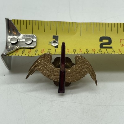 U.S. Military 64th Coast Artillery Regiment Unit Crest Pin Winged Screw ...