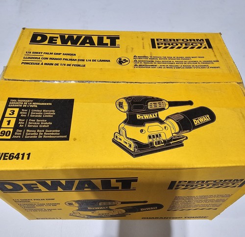 DeWalt 2.3 Amp, 1/4" Sheet, 14,000 OMP Electric Palm Grip Sander ...