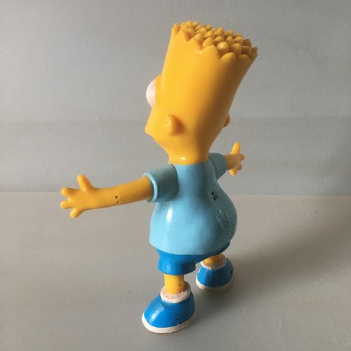 Vtg The Simpson's BART SIMPSON 4.5" Bendy Bendable Rubber Figure Toy ...