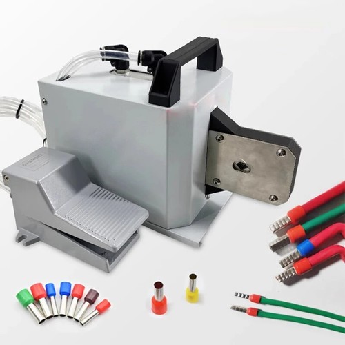 0.8-25 Square Pneumatic Tube Terminal Crimping Machine Insulated Cold ...