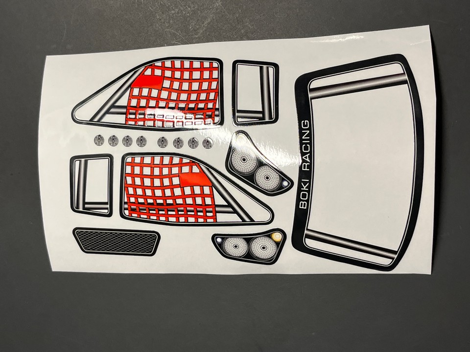 BOKI Racing Aftermarket RC10 GT2 Truck Body Decals Associated 7992 ...