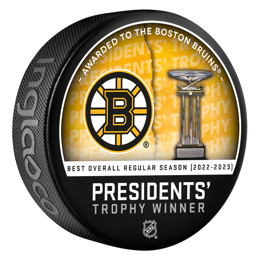 2022-23 Presidents Trophy Puck winner Boston Bruins Souvenir Puck | eBay