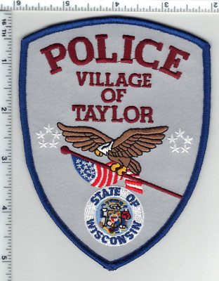 Village of Taylor Police (Wisconsin) 1st Issue Shoulder Patch | eBay