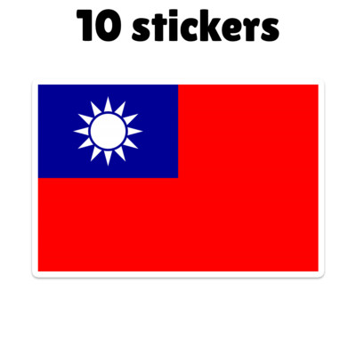 Taiwan Flag Sticker Decal Vinyl Fade & Waterproof | eBay Australia