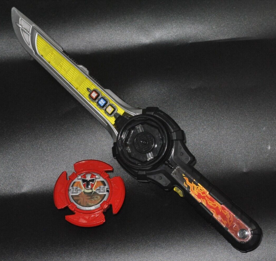 Power Rangers Ninja Steel Ninninger DX Ichibanto Sword + Red Shuriken ...