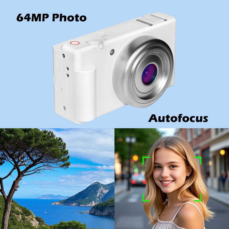 5K Digital Camera, 80MP Cameras for Photography, 270° Flip Screen ...