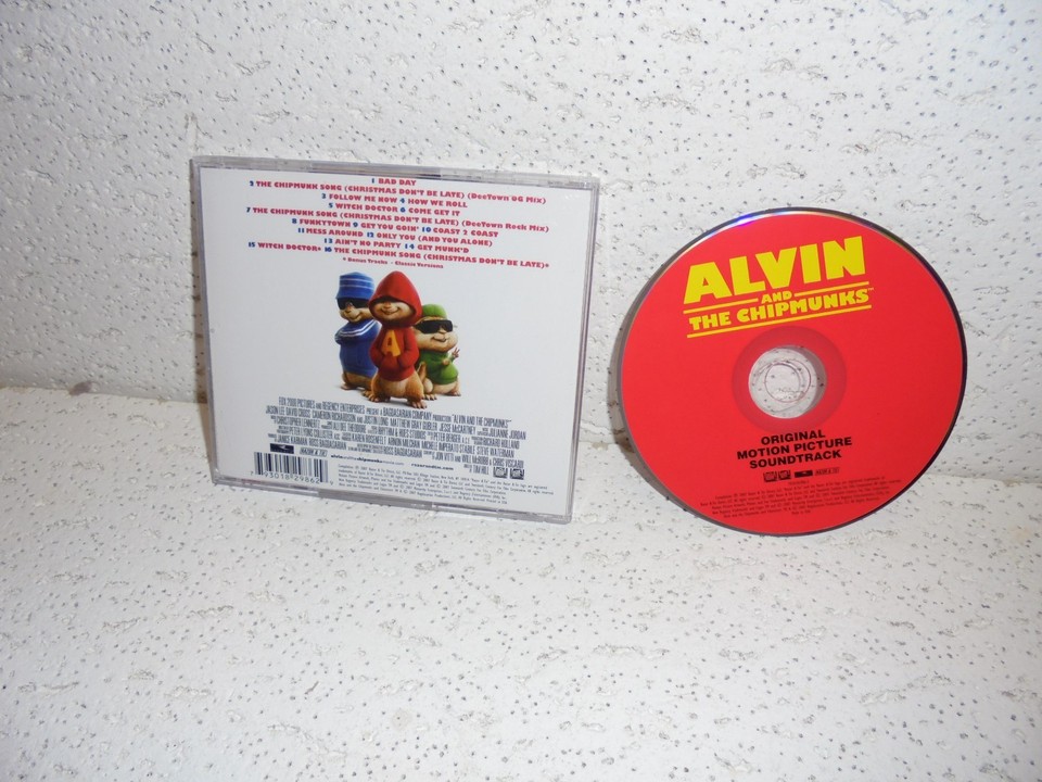 Alvin and the Chipmunks Original Motion Picture Soundtrack CD Compact ...