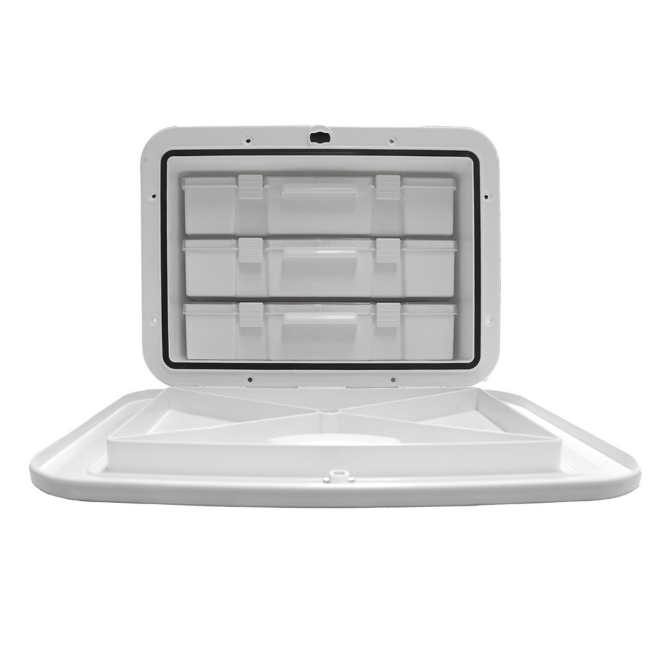 Hatch Tackle Tray Storage Box (with 3 Large Tackle Boxes) | eBay Australia