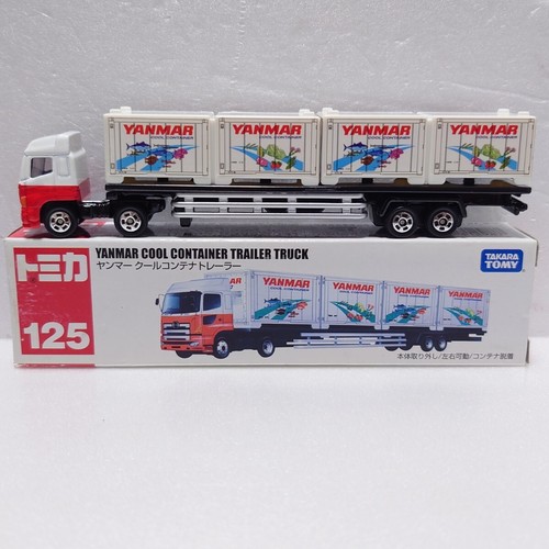 Tomica 125 Yanmar Cool Container Trailer Long Tomica Profia Made in ...