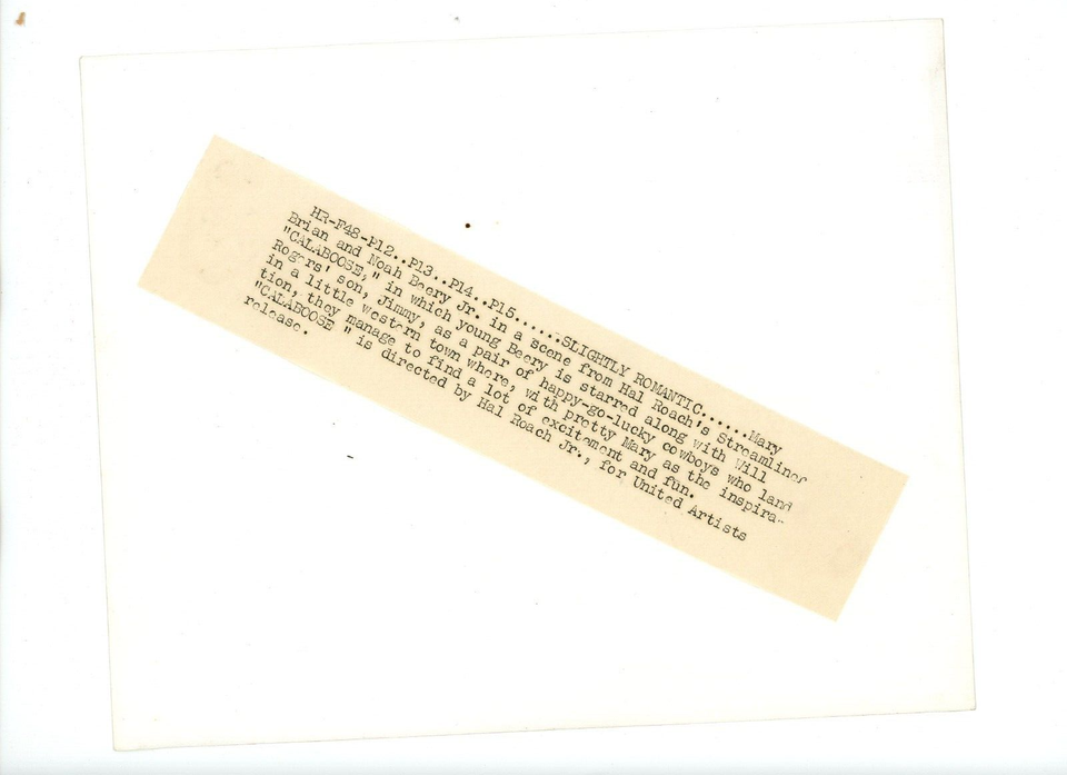 Vintage 8x10 Photo Calaboose (1943 film) Jimmy Rogers, Mary Brian Noah ...