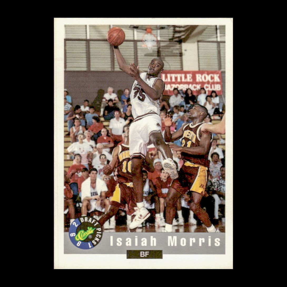 Isaiah Morris 1992-93 Classic Draft Arkansas Razorbacks #54 R331F 99 | eBay