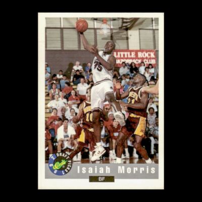 Isaiah Morris 1992-93 Classic Draft Arkansas Razorbacks #54 R331F 99 | eBay
