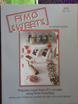 Dollhouse Miniature Book Fimo Sweets How to make Clay Food P94 Dollys ...
