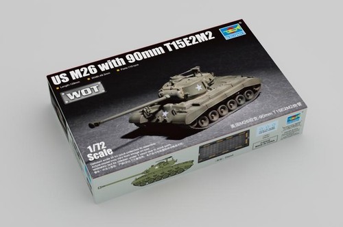 1:72 TRUMPETER KIT Us M26 With 90Mm T15E2M2 TR07170 | eBay