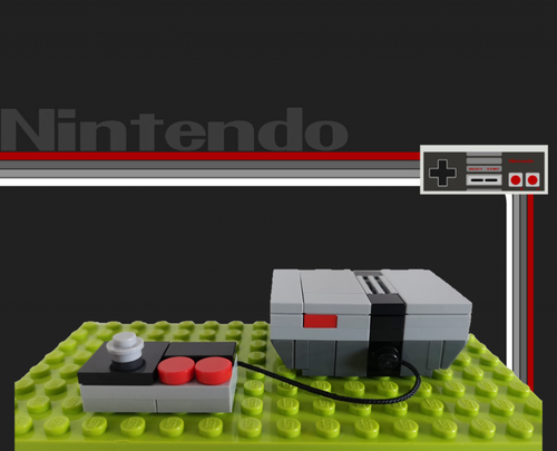 LEGO Mini Nintendo NES Console - Custom MOC - 45 Pieces - Genuine LEGO ...