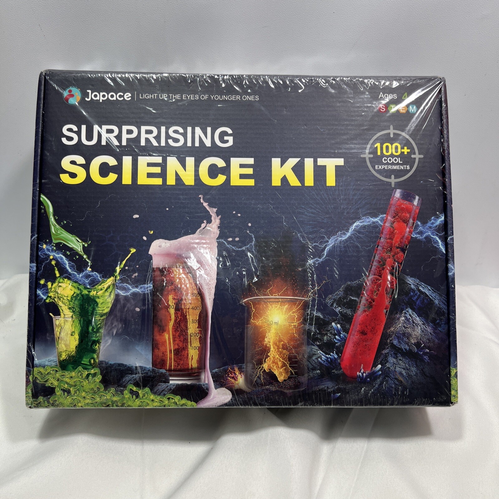 Japace Surprising Science Kit - 100+ Experiments - STEM - Ages 4+ ~ NEW ...
