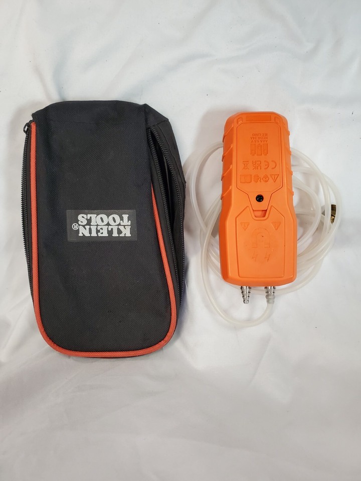 Klein Tools ET180 Digital Differential Manometer, Soft Case, Free ...