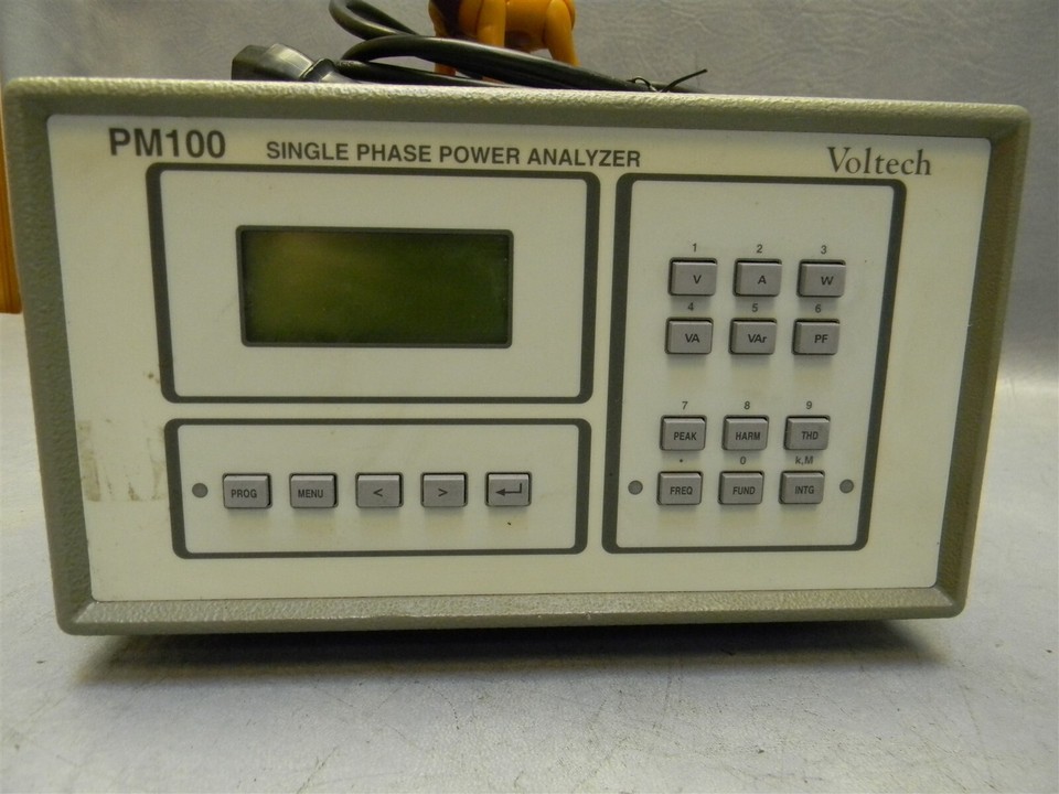 Voltech PM100 Single Phase Power Analyzer 48-65Hz Power 25VA Max | eBay