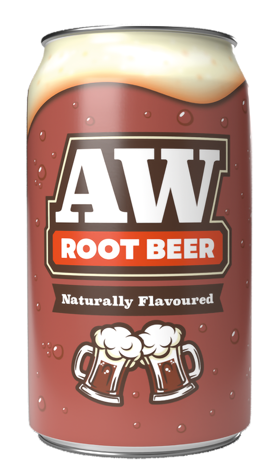 AW Root Beer 330ml x 12 - Fizzy Drink Cans - Naturally Flavoured | eBay UK