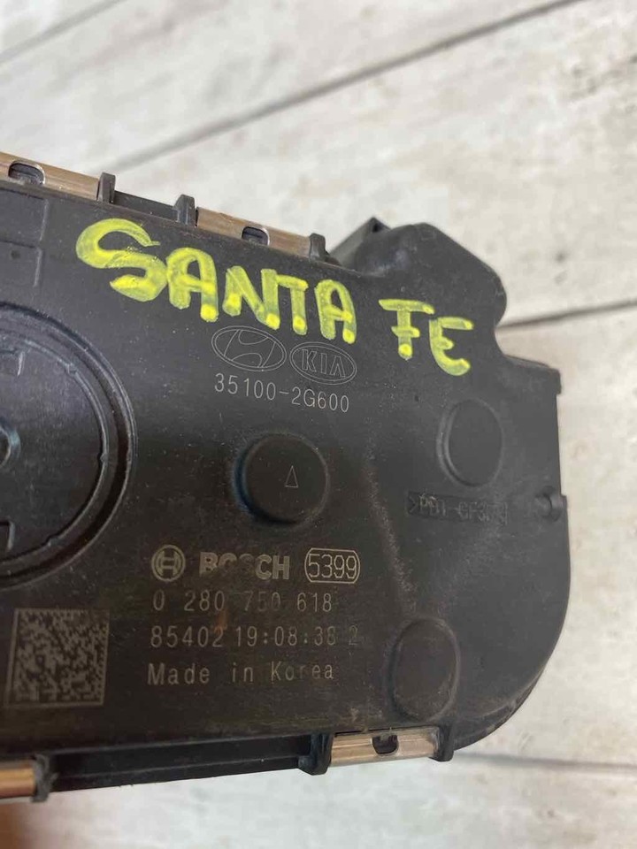 Hyundai Santa Fe throttle body from 2017 to 2020 valve assy OEM 2.4L ...