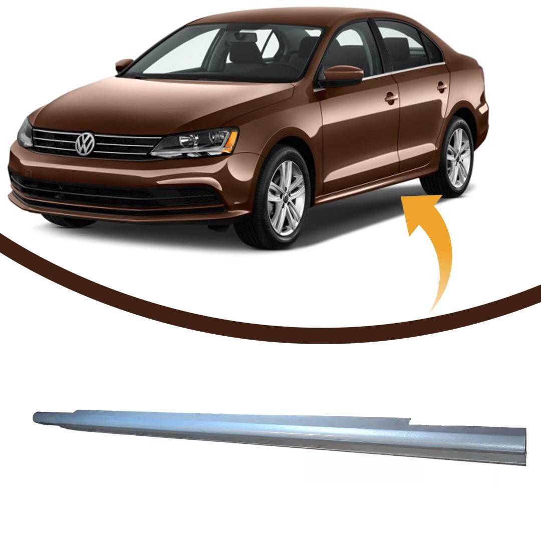 Steel Outer Rocker Panel 4 Door for 2011-2018 VW Jetta Driver Side New ...