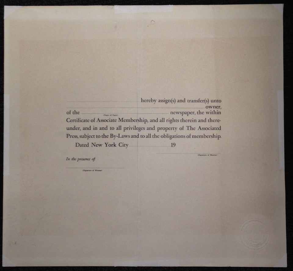 1955 Associated Press Autograph Signed ROBERT MCLEAN / LLOYD STRATTON ...